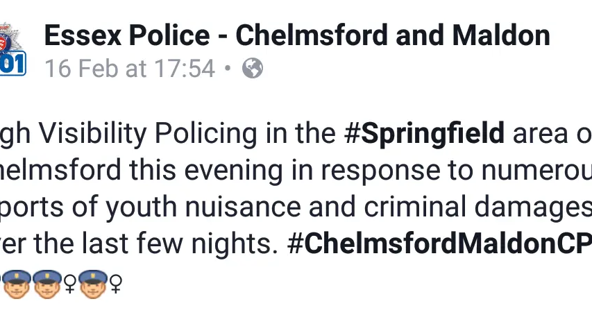 Crime Wave Hits Springfield & Chelmer Village - Chelmsford, Maldon and ...